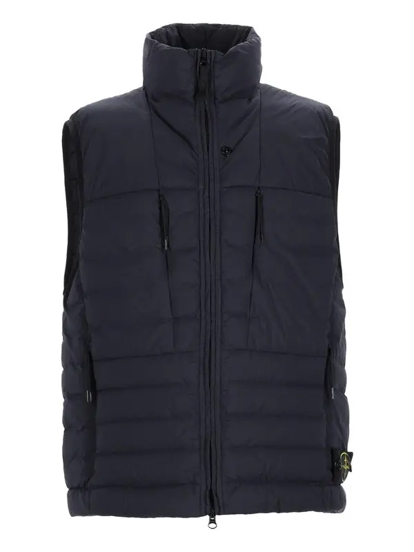 Stone Island Seamless Tunnel" Down Gilet - Blue