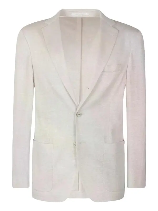 Eleventy Notched-lapels Single-breasted Blazer - Neutrals