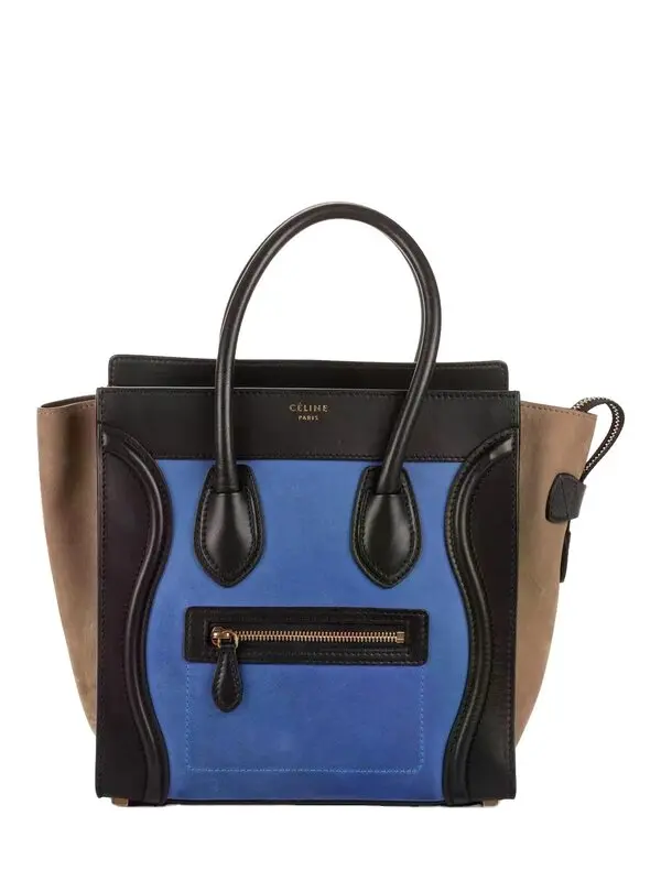 Celine Micro Luggage Tote Bag - Black
