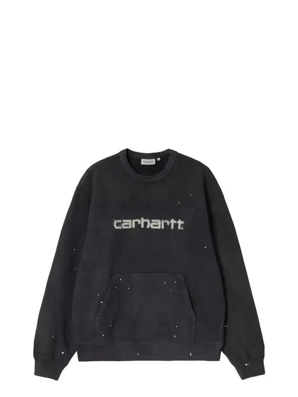 Carhartt Work In Progress Painter Logo-print Sweatshirt - Black