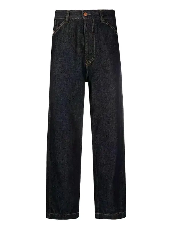 DIESEL® High-waist Straight Jeans - Blue