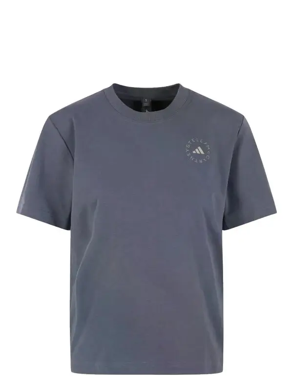 Adidas By Stella McCartney Logo Print T-shirt - Grey
