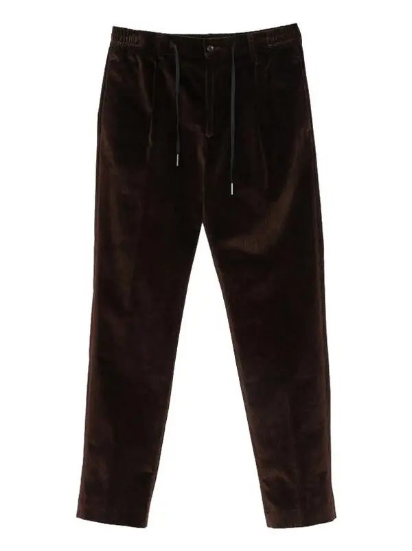 Tagliatore Tapered Trousers - Brown