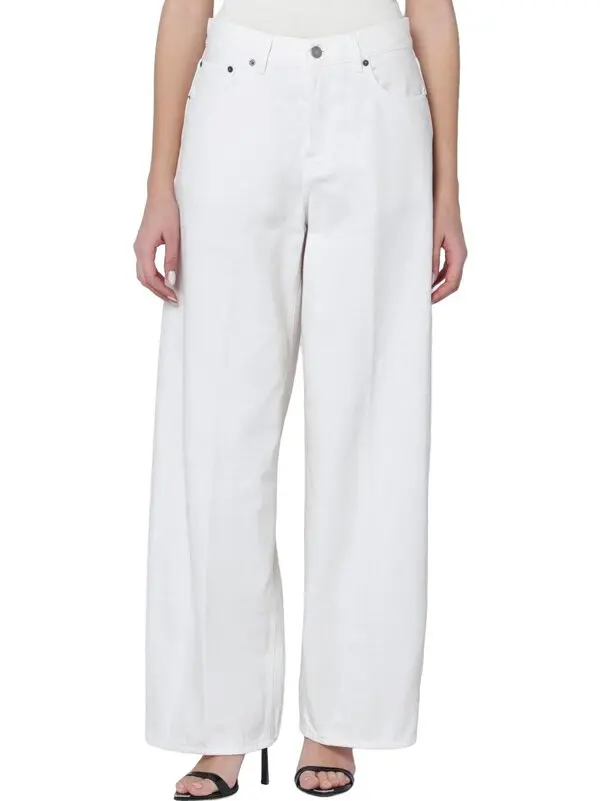 HAIKURE Bethany Wide Leg Jeans - White