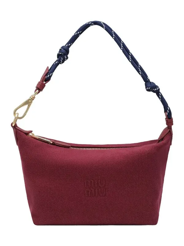 Miu Miu Gabardine Pouch - Red