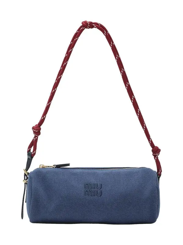Miu Miu Cotton Gabardine Pouch - Blue