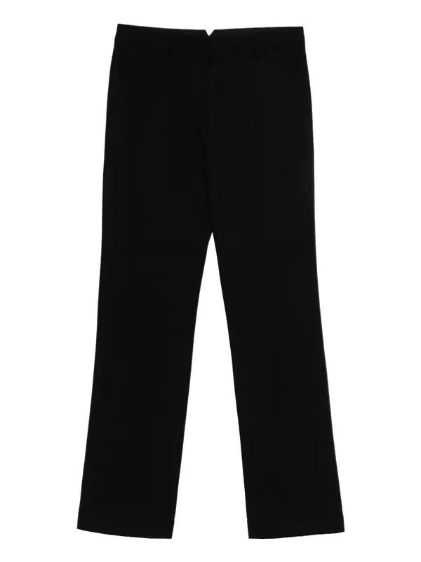 Ami Straight-leg Trousers - Black