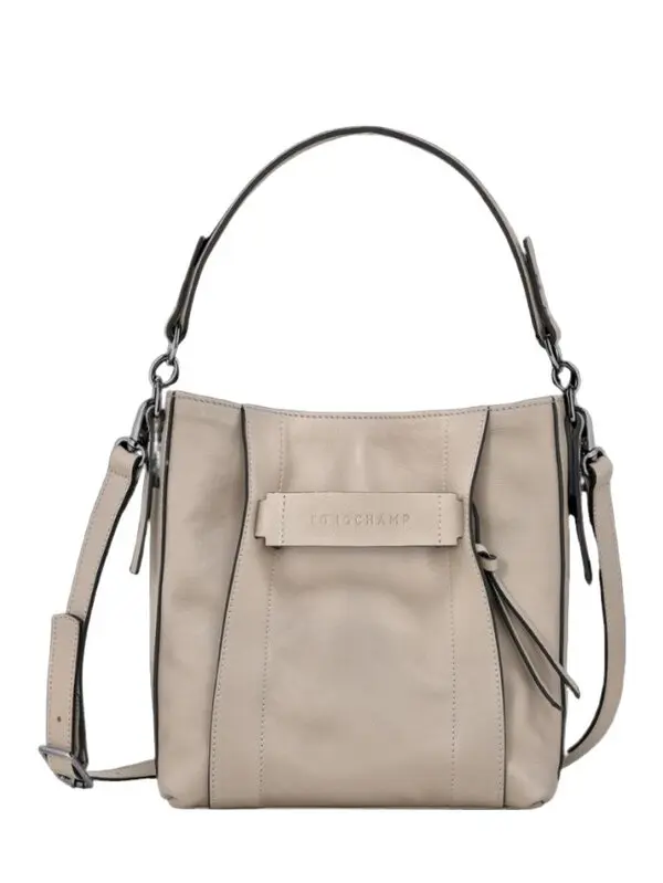 Longchamp 3d Leather Tote Bag - Nude