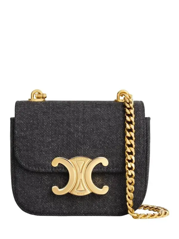 Celine Mini Chain Claude Bag - Black