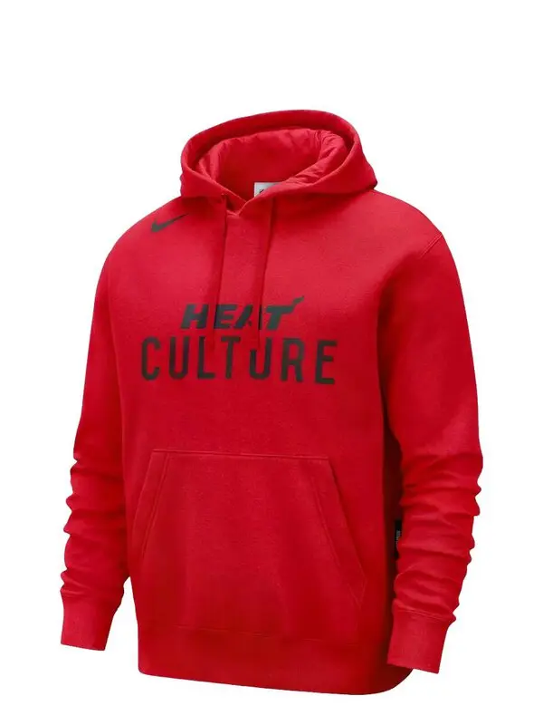 Nike Miami Heat Culture Hoodie - Red