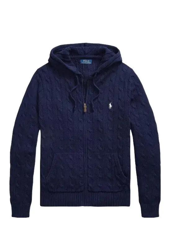 Polo Ralph Lauren Long-sleeved Knitted Cardigan - Black