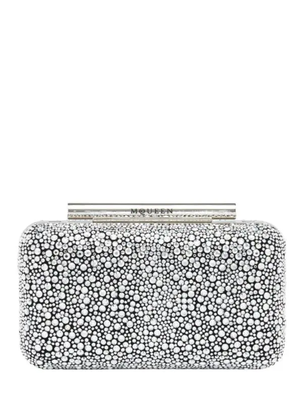 Alexander McQueen T-bar Box Clutch - Black