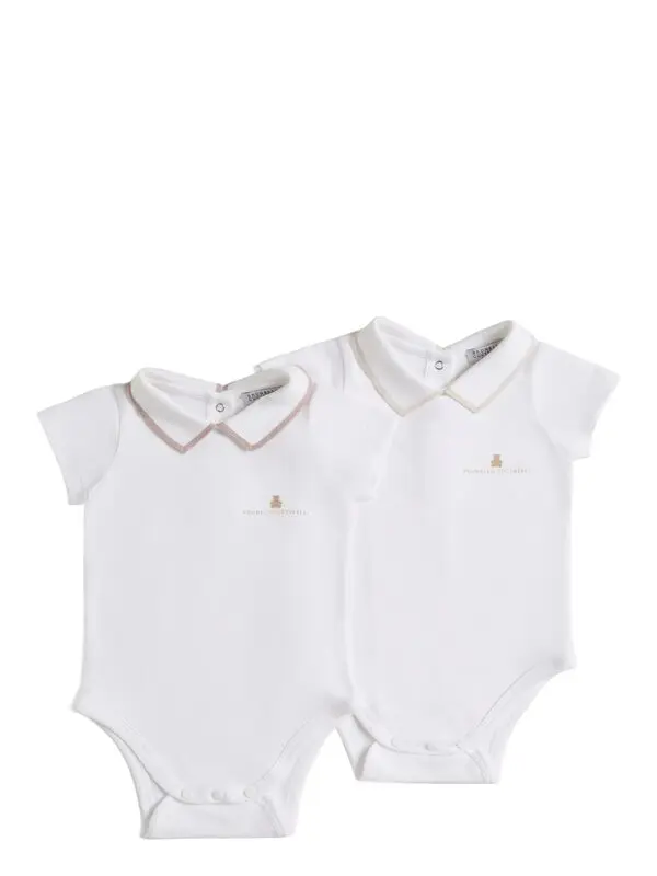 Brunello Cucinelli Two-piece Bodysuit Set - White