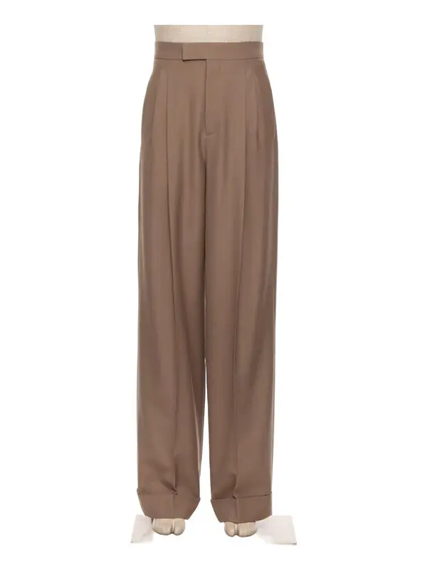 Valentino Garavani Wide-leg Tailored Pants - Brown