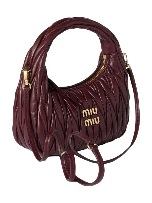 Miu Miu Matelassé Motif Leather Mini Bag - Multicolor