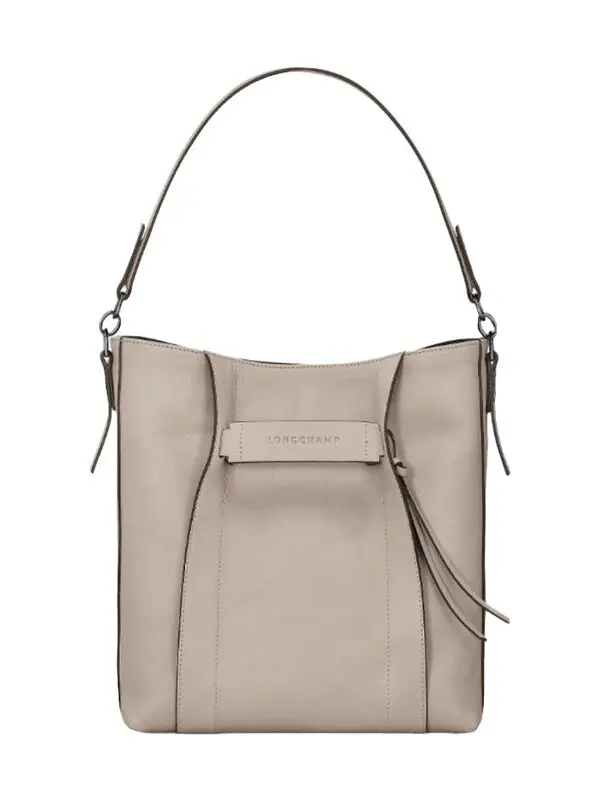 Longchamp 3d Leather Tote Bag - Nude