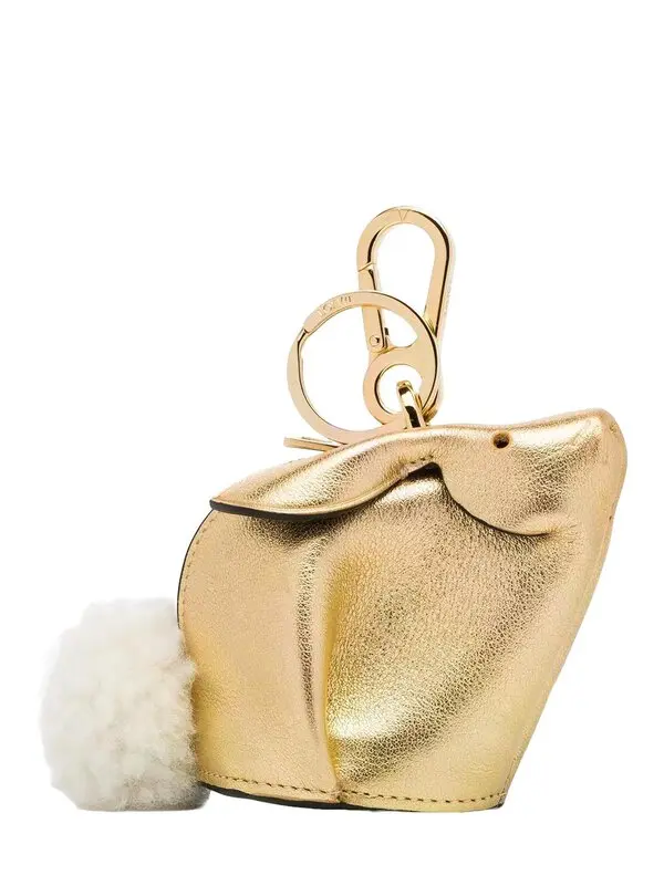 Loewe Bunny Bag Charm - Metallic