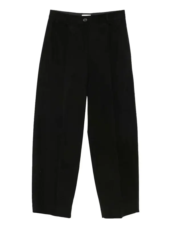 TOTEME Pleated Wide-leg Trousers - Black
