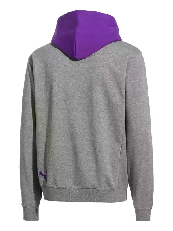 PUMA Sankuanz Logo-embroidered Hoodie - Grey
