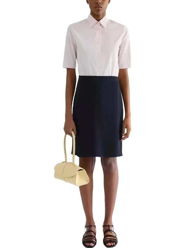 JIL SANDER A-line Mini Skirt - Blue
