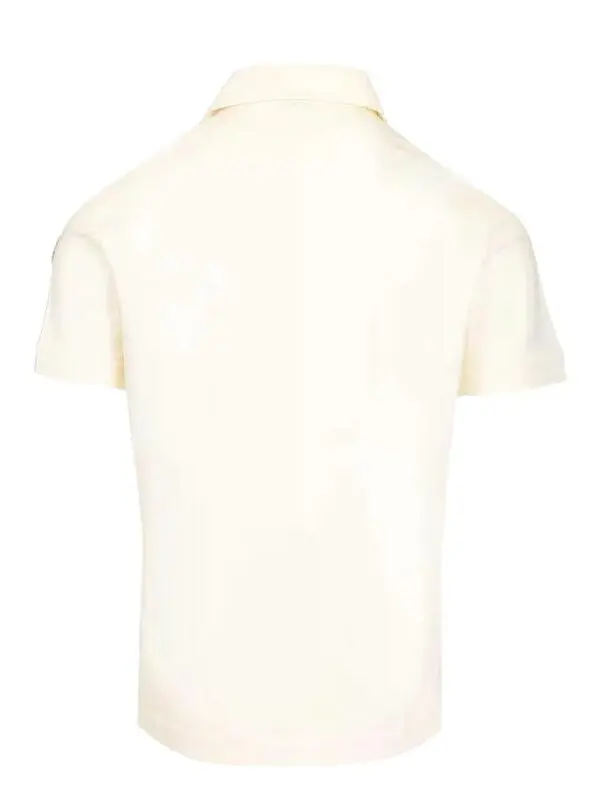 Moncler Logo-patch Polo Shirt - Neutrals