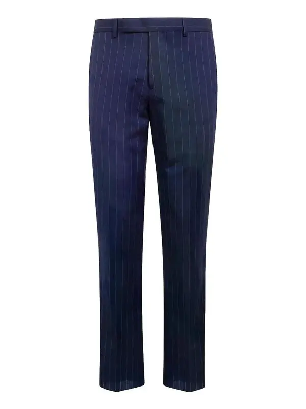 Paul Smith Tailored Pinstripe Trousers - Blue
