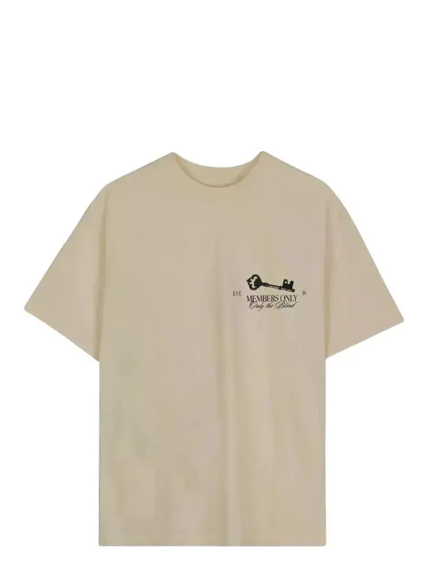 ONLY THE BLIND Graphic-print T-shirt - Neutrals