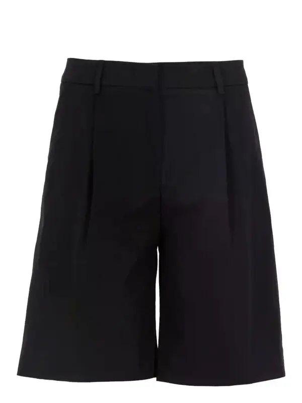 PT TORINO Olivia Pleated Shorts - Black