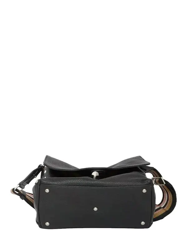 ZANELLATO Postina Grained Leather Tote Bag - Black