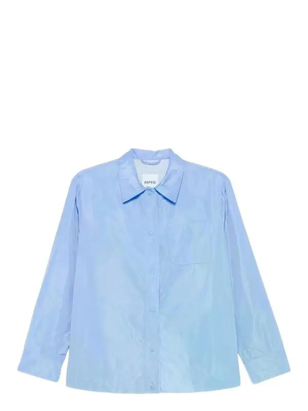 Aspesi Chest-pocket Shirt Jacket - Blue