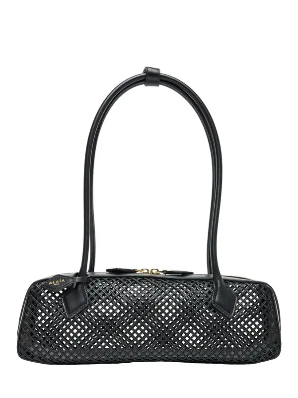 Alaïa Le Teckel Medium Leather Bag - Black