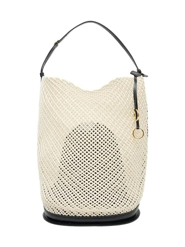 Alaïa The Hip Large Bucket Bag - Beige