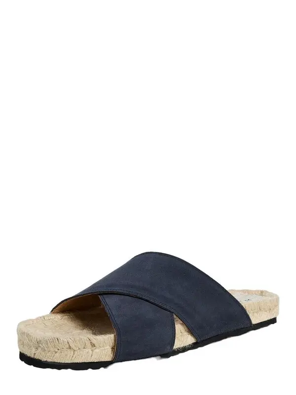Manebí Crossed Band Espadrille Sandals - Patriot Blue