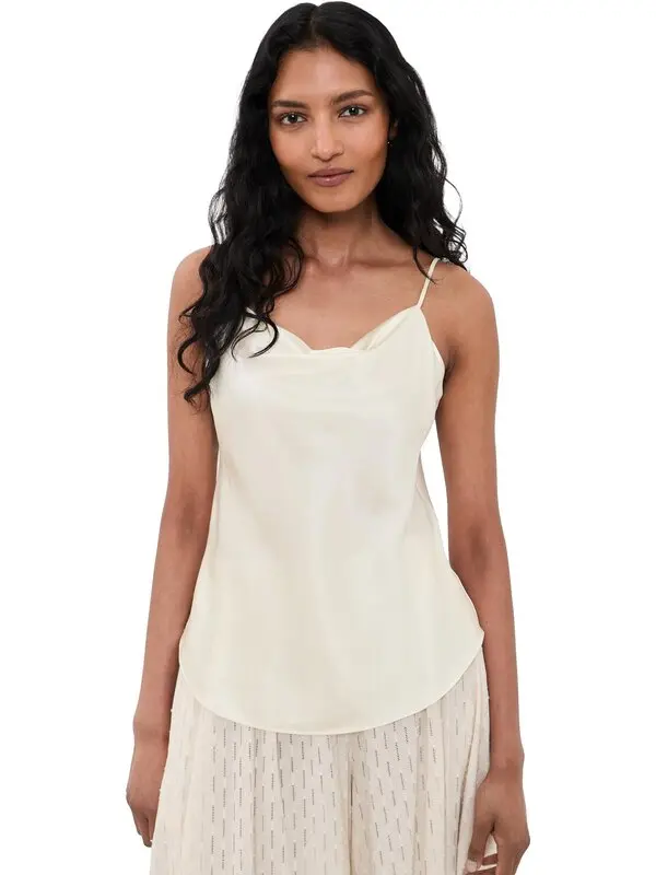 Cinq À Sept Marta Silk Cami - Ivory