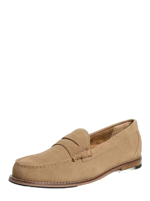G.H. BASS & CO. Berkeley Suede Loafers - Hazelnut