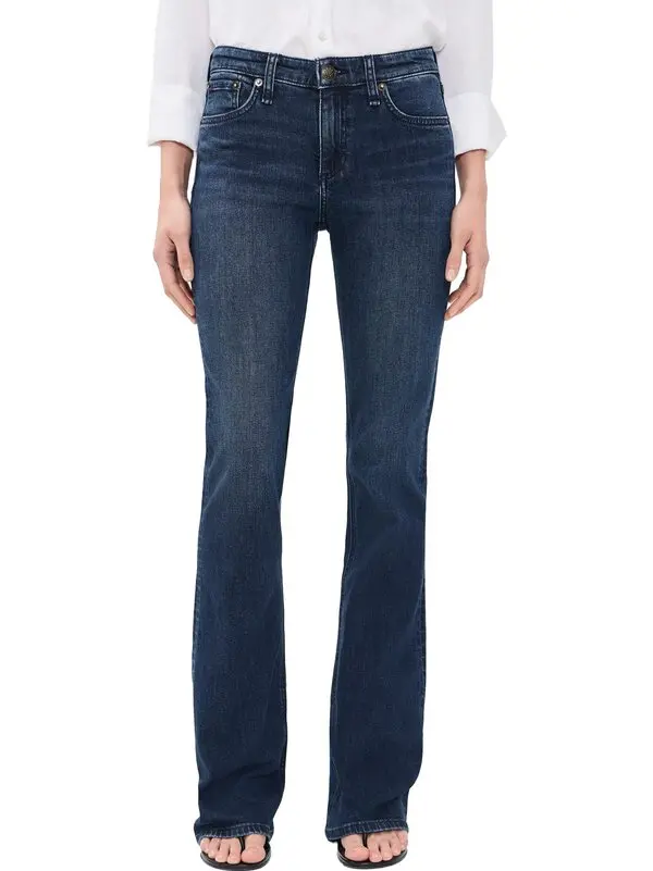 Rag & Bone Kinsley Low Rise Bootcut Jeans - Lulu