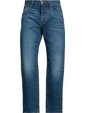 Armani Exchange Tapered Jeans In Cotton And Lyocell Blend - Blue