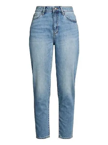 Armani Exchange Cotton Hemp Blend Tapered Jeans - Blue