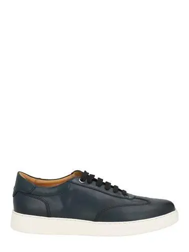 TESTONI Calfskin Low-top Sneakers - Navy