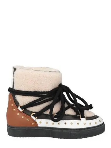 Inuikii Shearling Ankle Boots - White