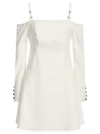 EUREKA BY BABYLON Off-the-shoulder Mini Dress - White