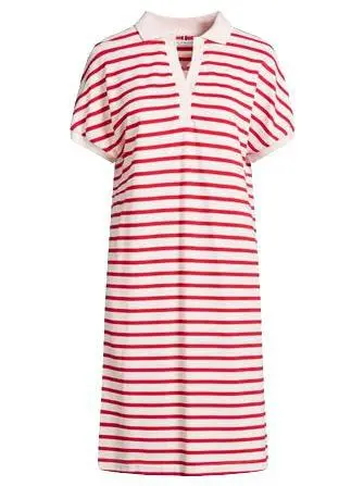 Tommy Hilfiger Midi Dress With Striped Pattern - White