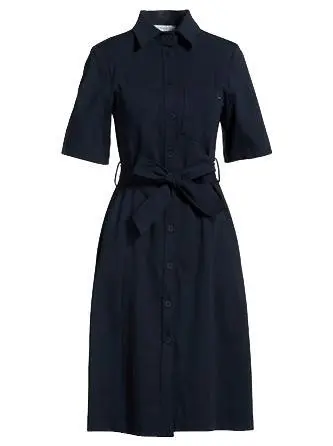 KAOS Midi Shirt Dress - Blue