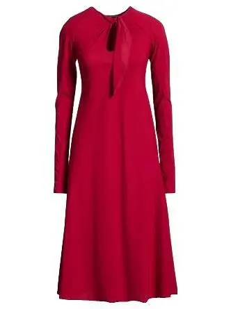 High Tech Midi Dress - Tomato Red