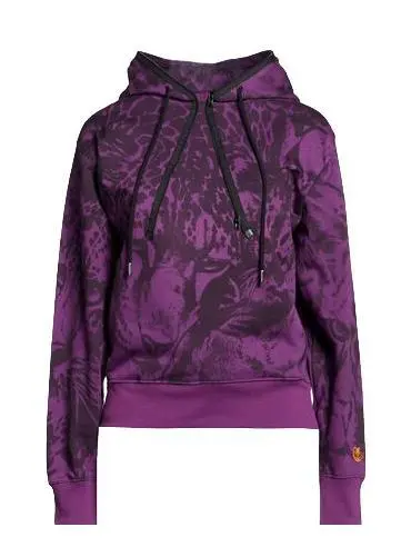 Kenzo Leopard Print Cotton Hoodie - Purple