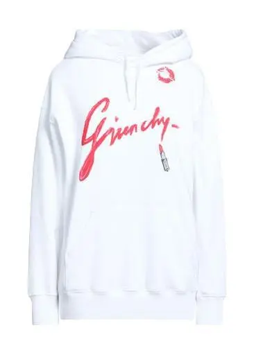 Givenchy French Terry Hoodie With Logo Print - White