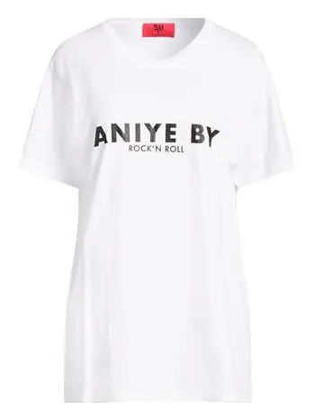 ANIYE BY Cotton T-shirt With Logo Print - Off White