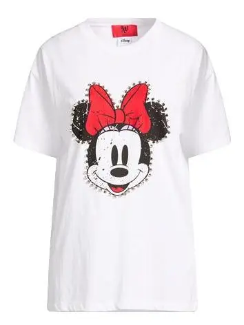 ANIYE BY Cotton T-shirt With Appliqu - White