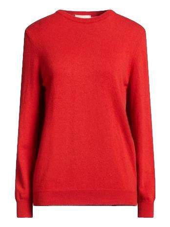 VICOLO Crewneck Long Sleeve Sweater - Rust