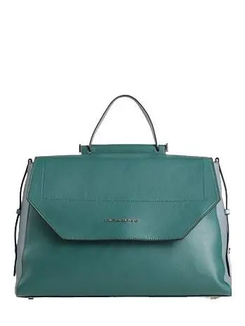 PIQUADRO Leather Computer Bag - Green